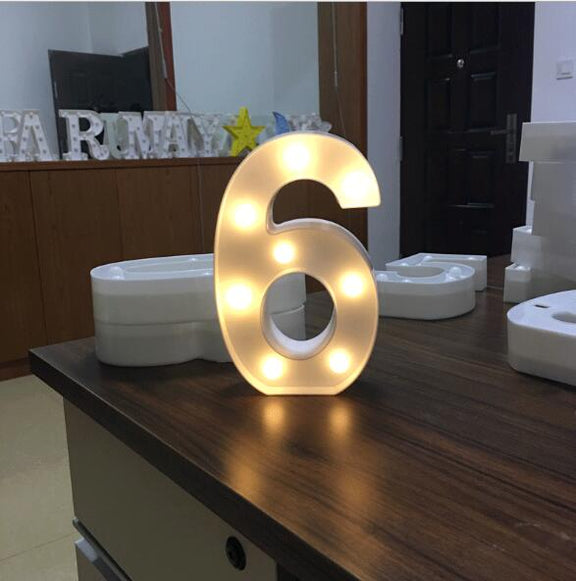 LED Zahlen-Lampe – Luoma Living