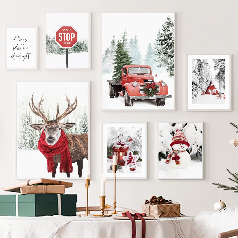 Weihnachtliche Poster – Luoma Living